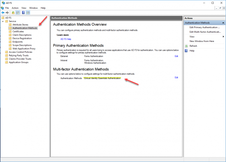 Microsoft ADFS 3.0 - Event ID 364 - No strong authentication method found for the request from ...